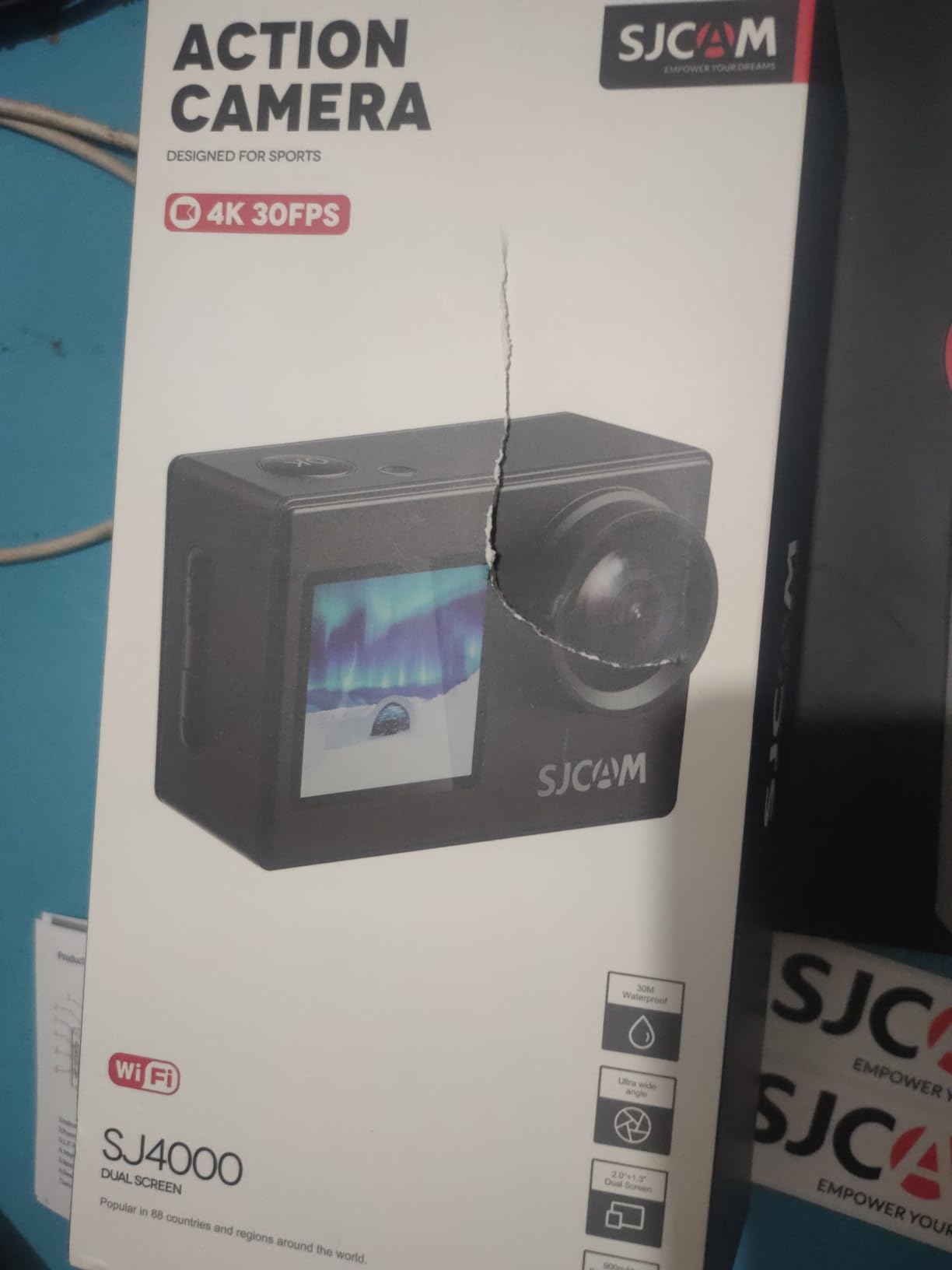 SJCAM Sj4000 Dual Screen 4K 30Fps/16Mp WiFi Action Digital Camera | 170 ...