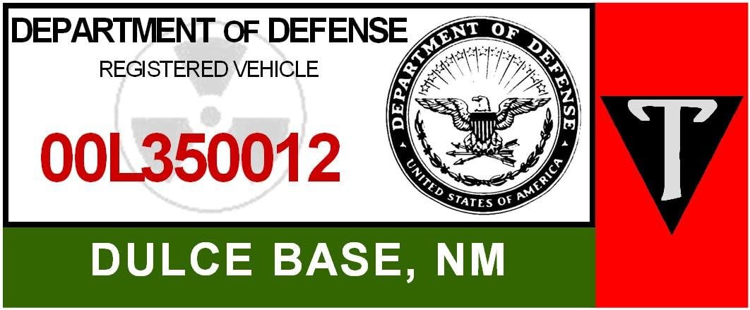 Amazon.com : 2026 Groom Lake AFB Area S4 Parking Decal (Area 51 ...