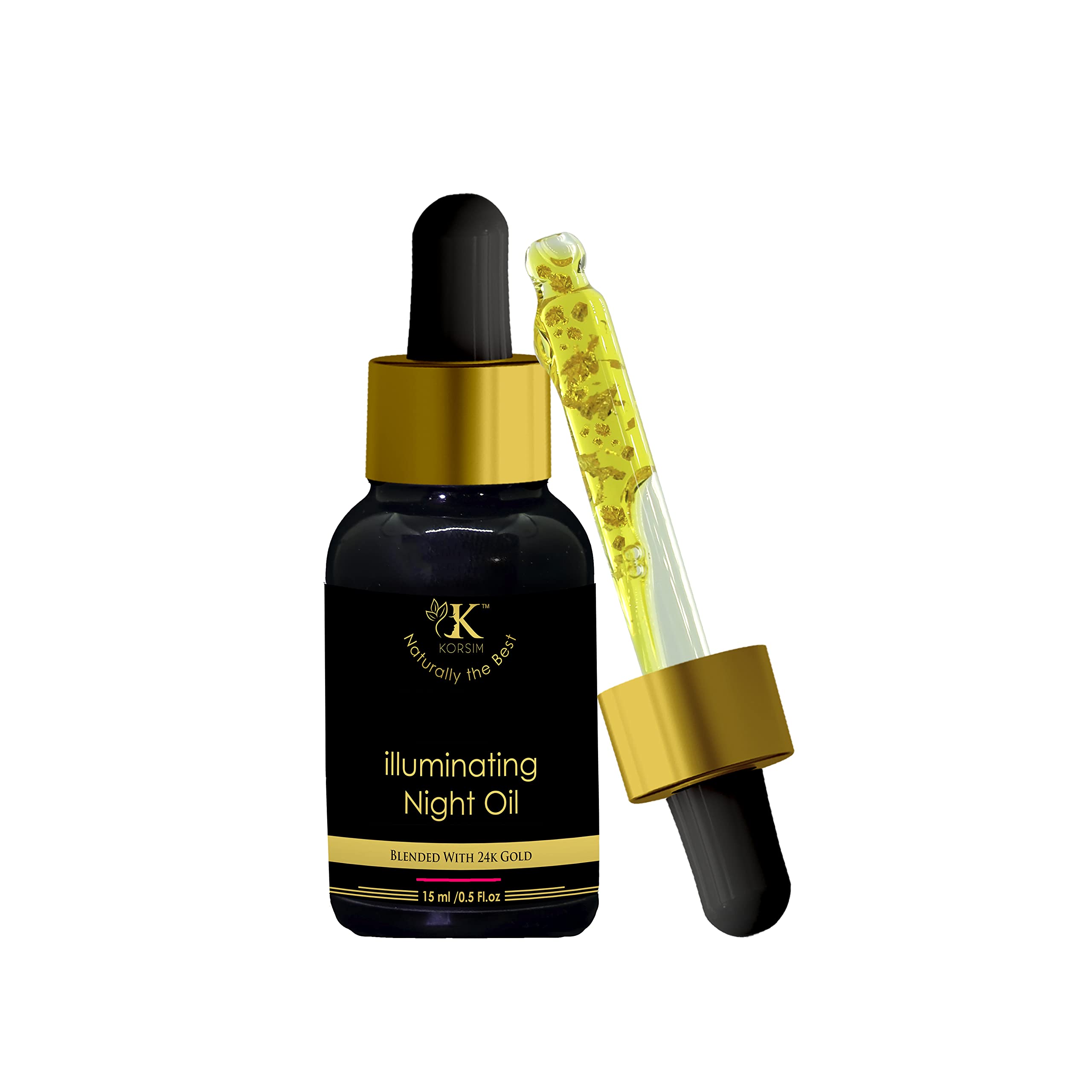 Korsim Illuminating Night Oil 24k Gold Enriched Makeup Primer Unique ...