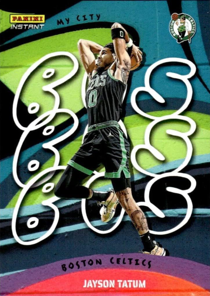Amazon.com: Jayson Tatum RARE 2022 2023 Panini Instant My City Series ...