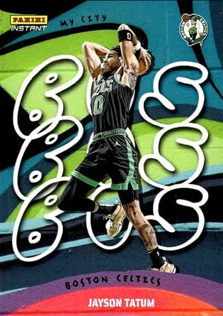 Amazon.com: Jayson Tatum RARE 2022 2023 Panini Instant My City Series ...