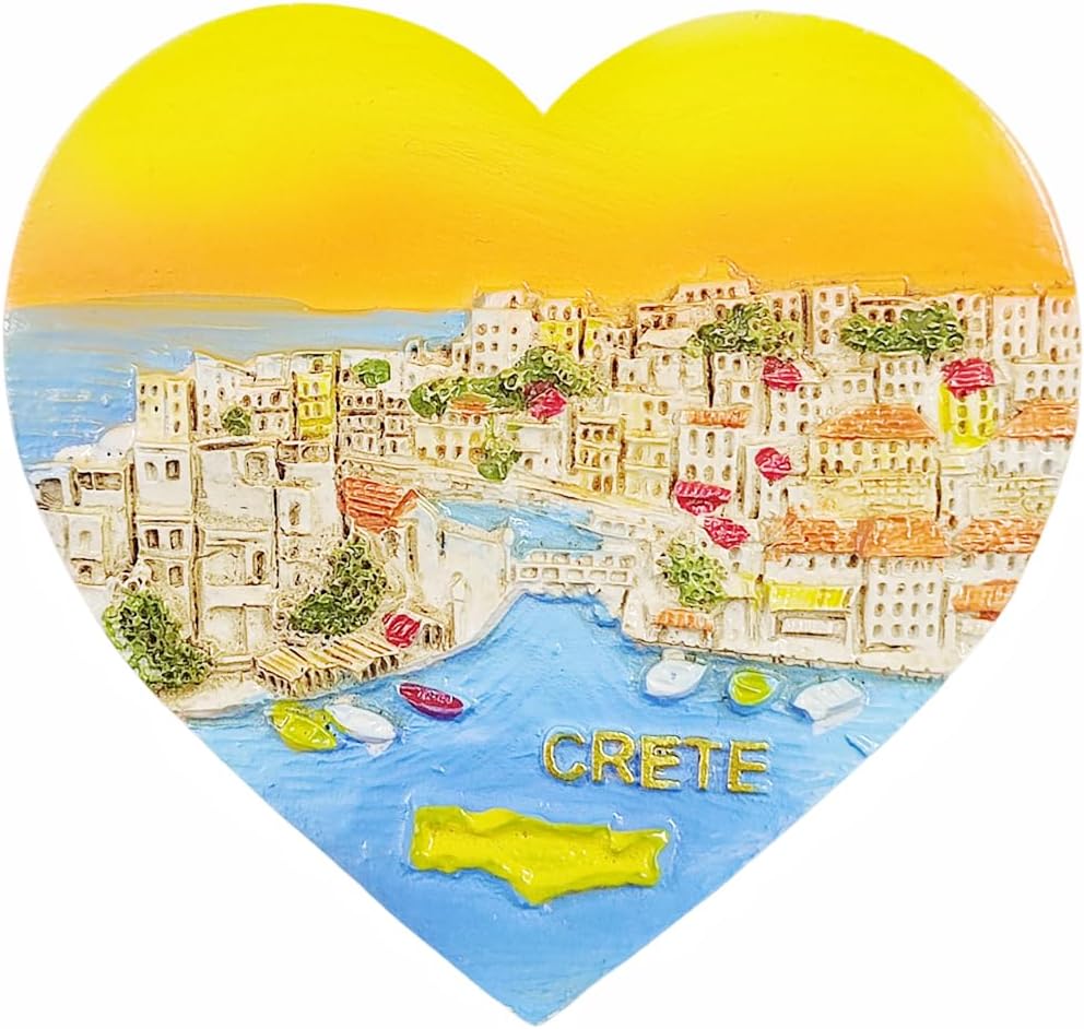 Amazon.com: Crete Greece Refrigerator Magnet Travel Souvenir Fridge ...