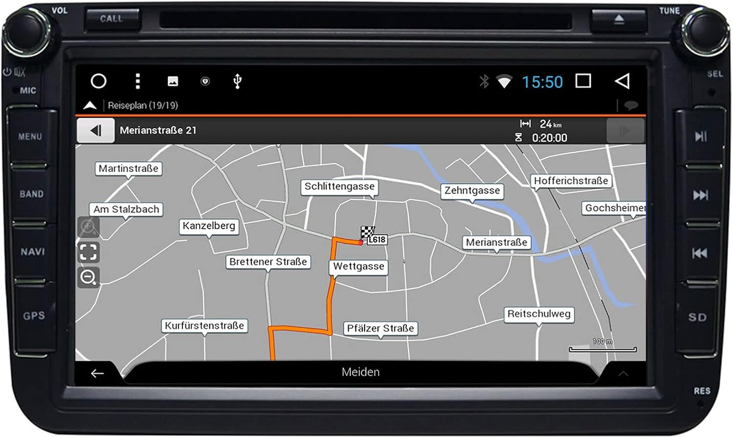 ESX Naviceiver VN815-VO-U1-DAB Car Radio Navigation DAB+ Bluetooth ...