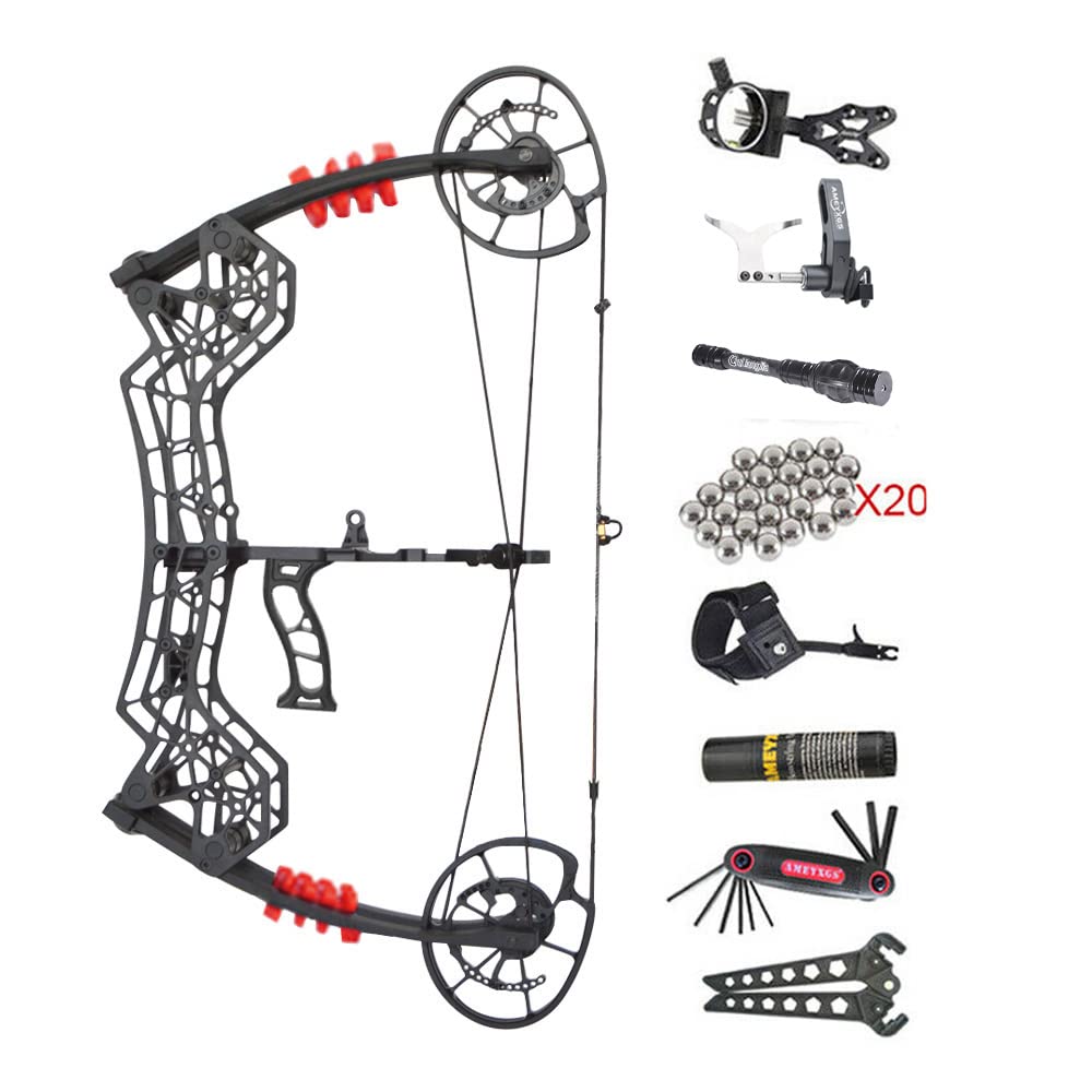 Amazon.com : Dual-Purpose Compound Bow Hunting Catapult Bow for Steel ...