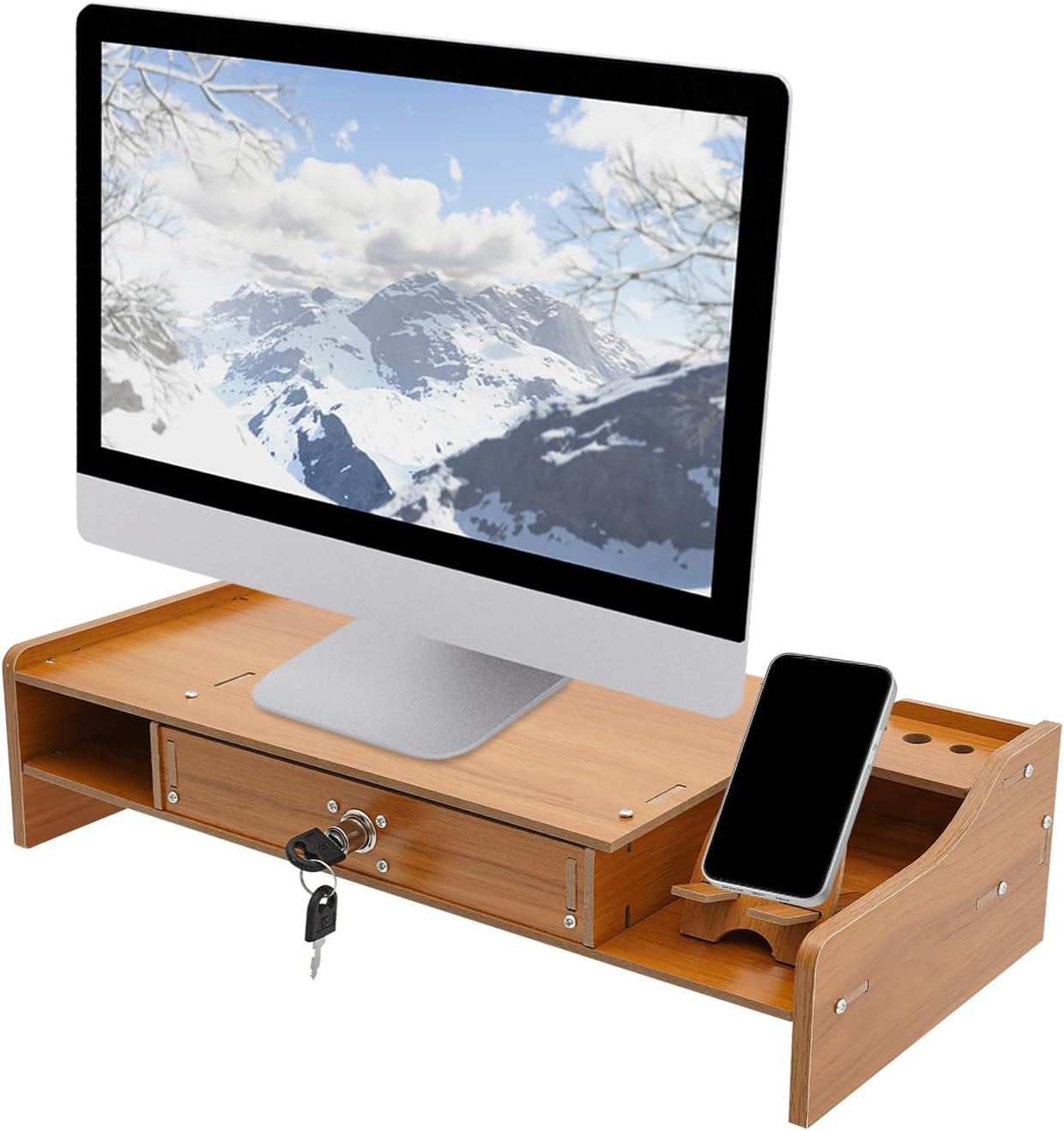 Amazon.com: SHATUOA Monitor Stand Riser,Computer Monitor Stand,Monitor ...