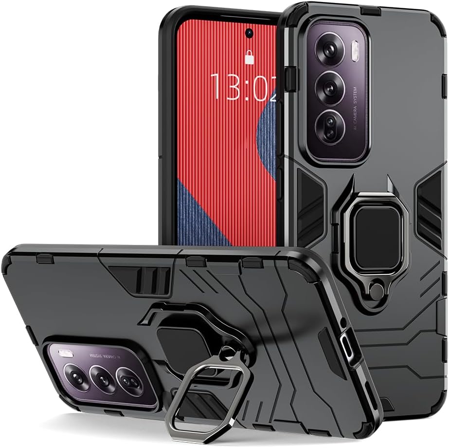 SPAZY CASE® Oppo Reno 12 Pro 5G Back Cover | Dual Layer Armor Defender ...