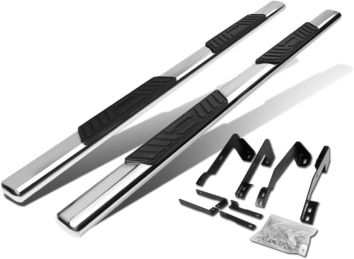 Amazon.com: Auto Dynasty Running Boards 5 Inches Oval Tubing Side Steps ...