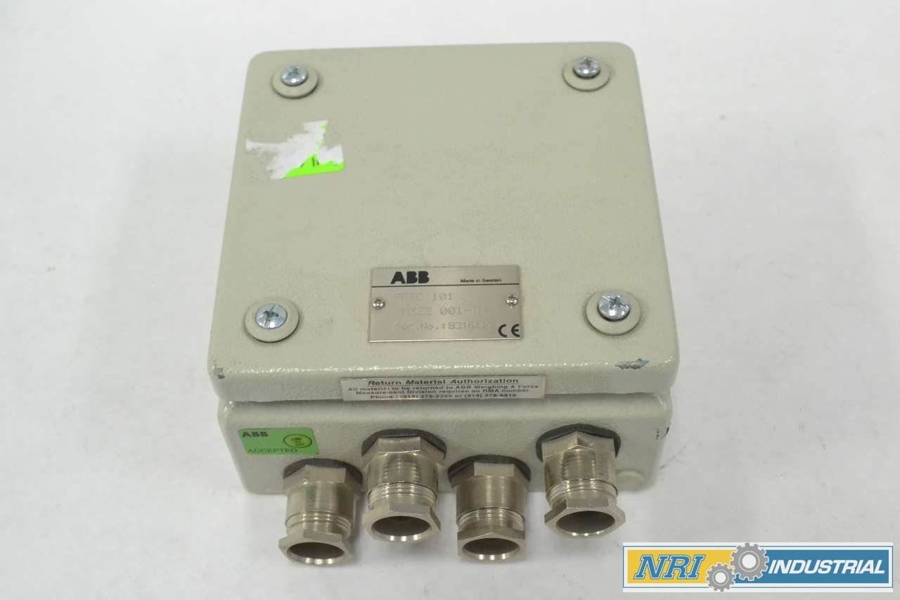 ABB PFTC101 PRESSDUCTOR LOAD CELL YM222 001-TN CONTROLLER ENCLOSURE ...