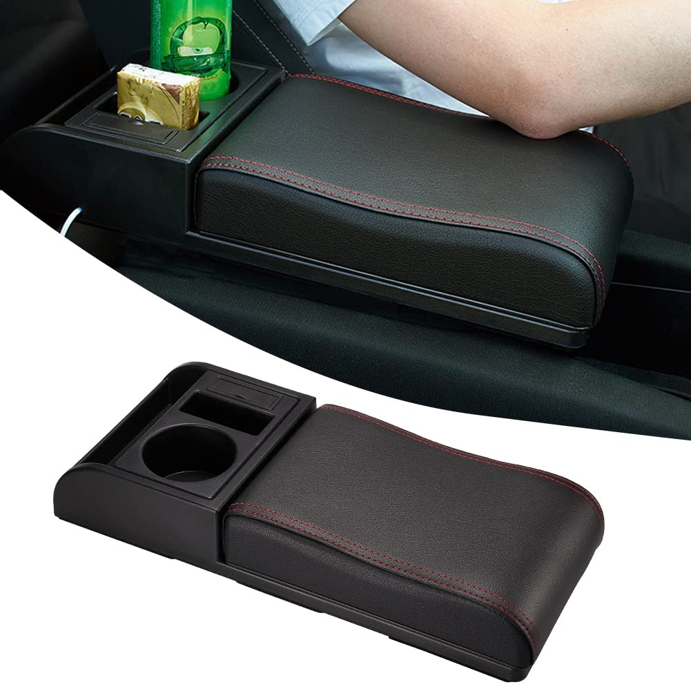 JSCARLIFE Waterproof Car Armrest Cover Cushion, Auto Center Console ...