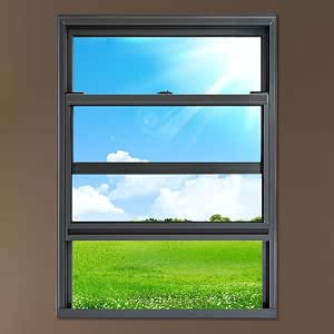 Amazon.com: Backyard House Shed Windows, Vertical Slider Aluminum ...