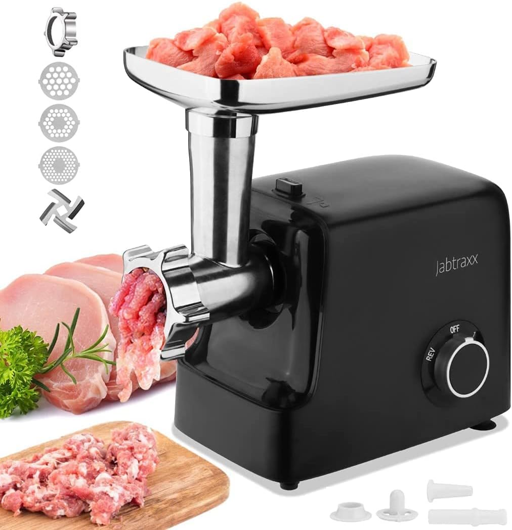 Amazon.com: Electric Meat Grinder, 500W 3-in-1 Stainless Steel Meat ...
