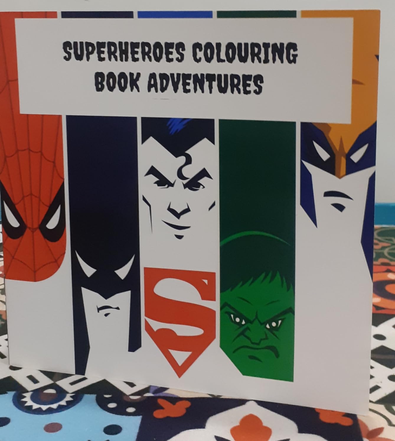 Buy SUPERHEROES COLOURING BOOK ADVENTURES Book Online at Low Prices in ...