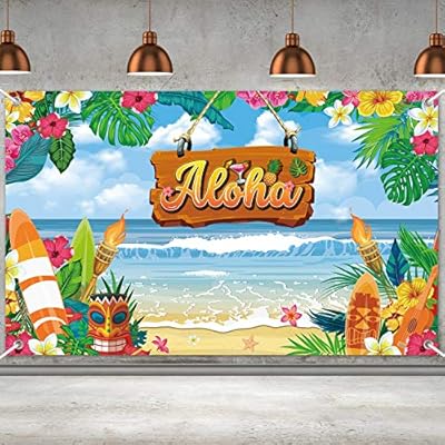 Tropical Hawaiian Beach Party Decorations Set Australia | Ubuy