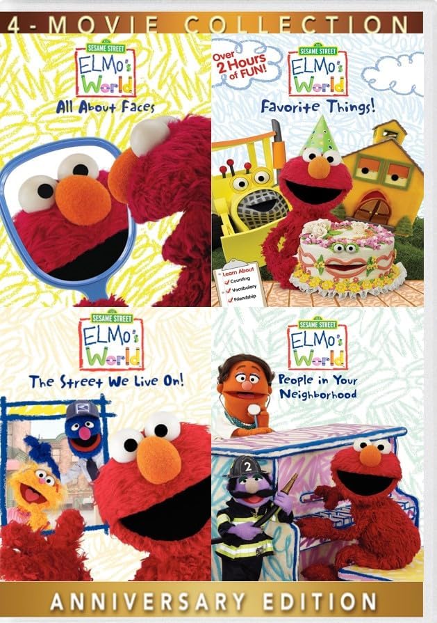 Amazon.com: Sesame Street: Elmo's World 4-Film Collection: All About ...