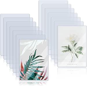 Amazon.com : Rainmae 14 Pack 8.27"x11.7" Rigid Print Protectors, Clear ...