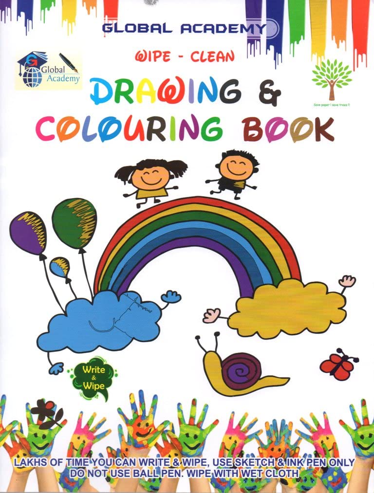 Buy Wipe And Clean - Drawing & Colouring Book for Kids |Draw Lakhs of ...