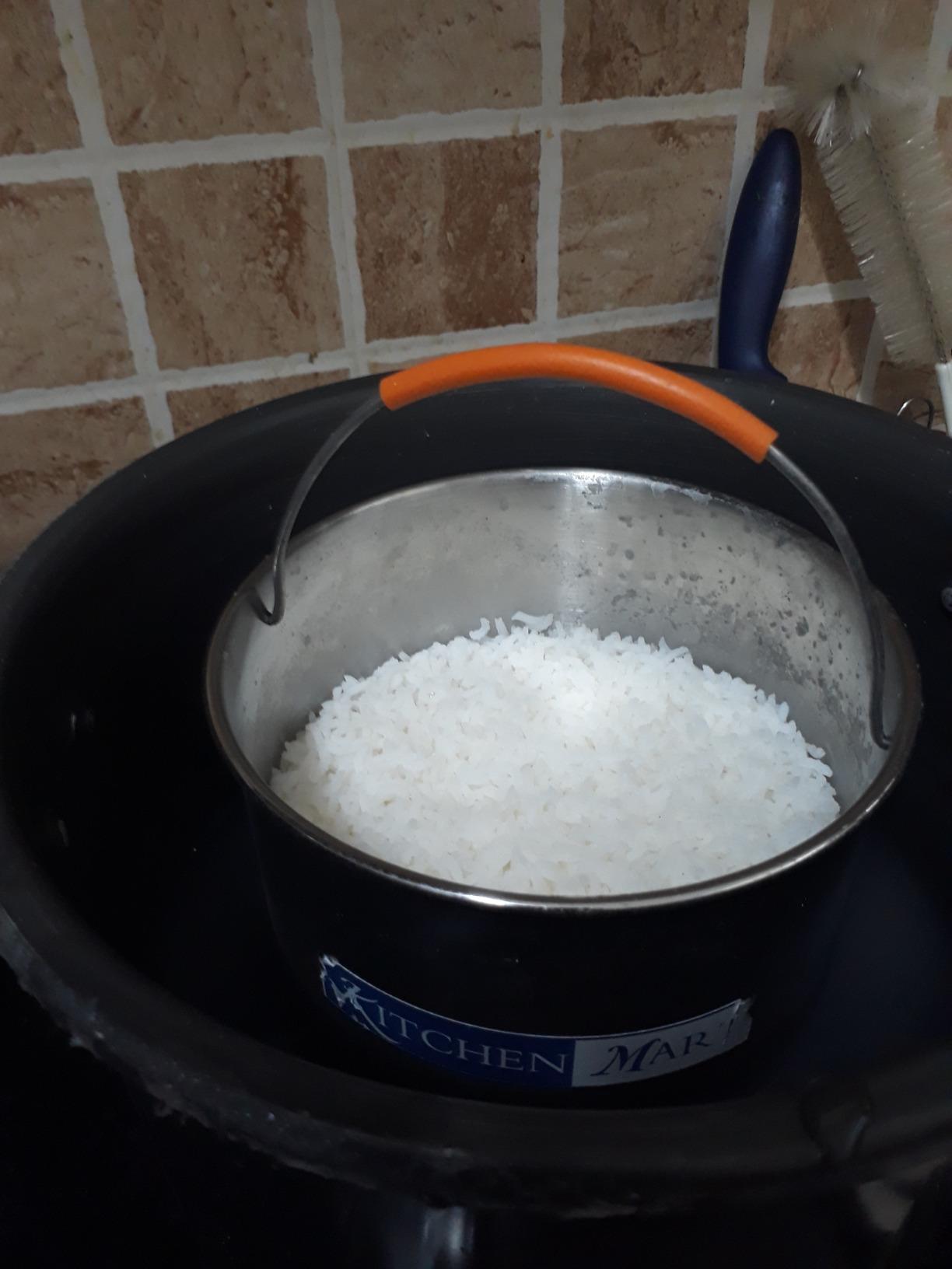 Buy Kitchen Mart Stainless steel Starch Remover Cooker Container For ...