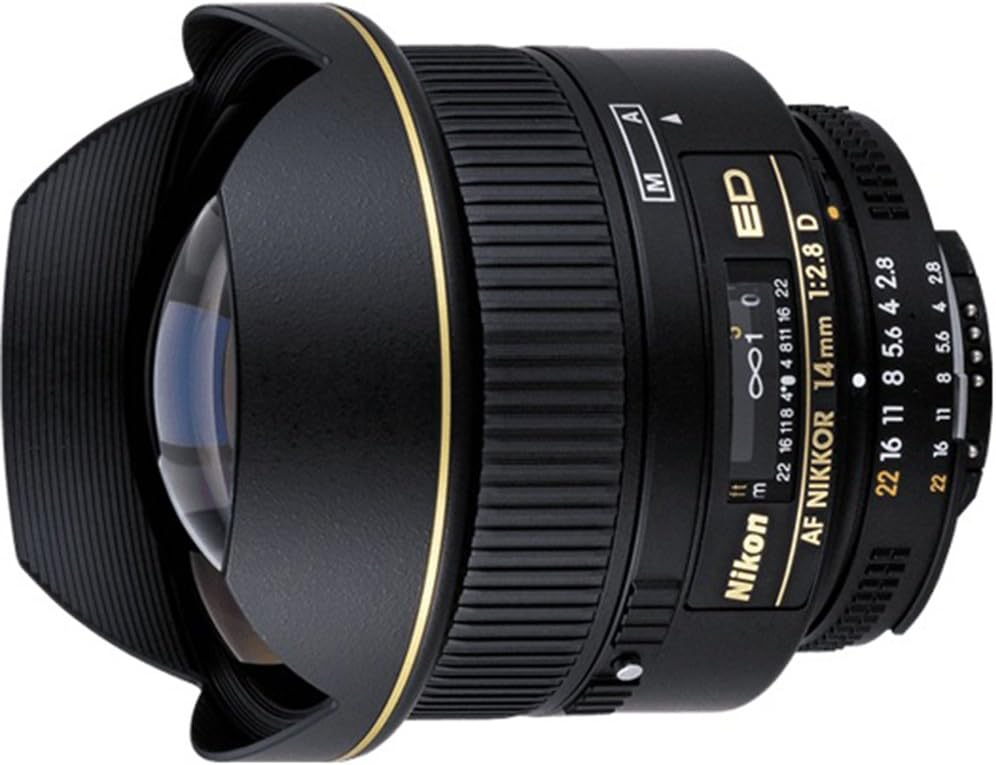 Amazon.com : Nikon AF FX NIKKOR 14mm f/2.8D ED Ultra Wide Angle Fixed ...