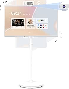 Amazon.com: 32-Inch Portable Smart TV with 1080p Display, Full Swivel ...