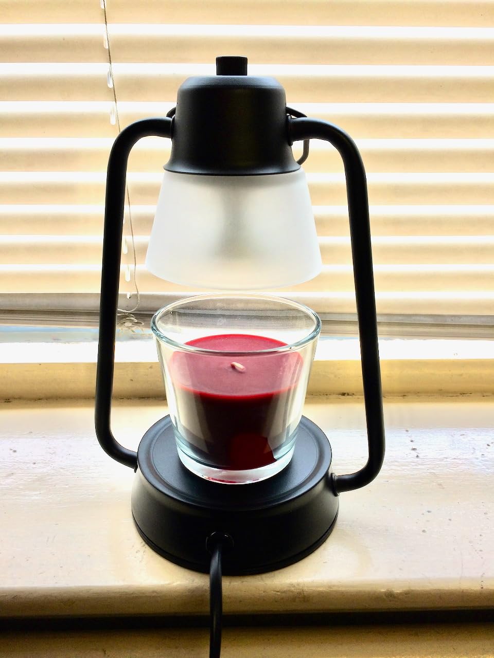 Hayagive Candle Warmer Lamp Dimmable Timer: Electric Metal Top Down ...