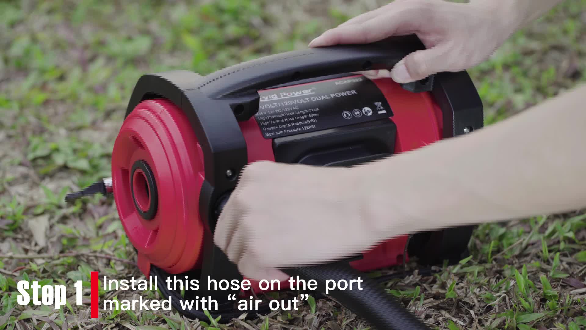 Watch Operation of Avid Power Tire Inflator ACAP322 on Amazon Live