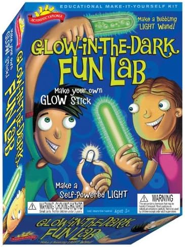 Amazon.com: Scientific Explorer's Glow in the Dark Fun Lab Science Kit ...
