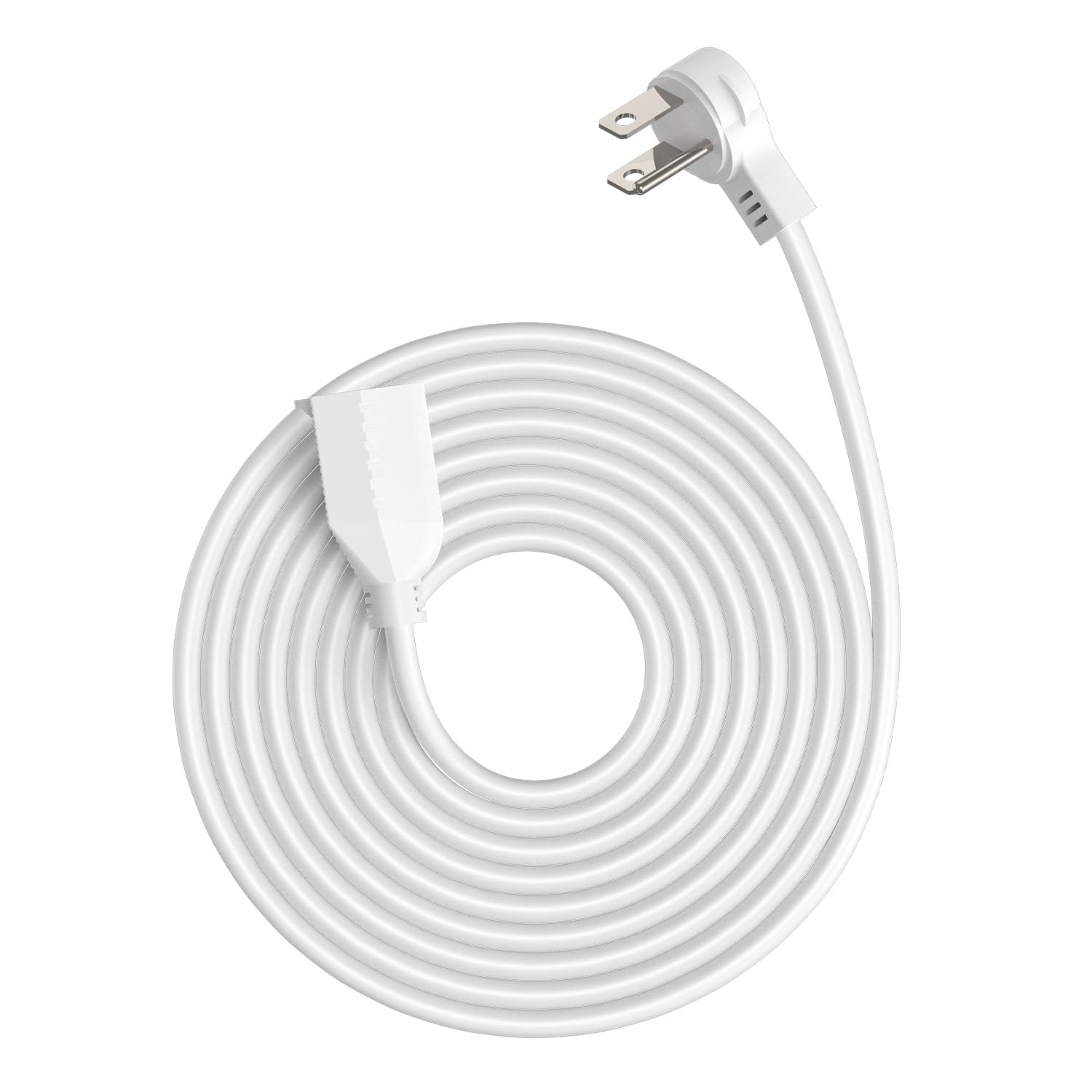 Amazon.com: 6FT Flat Plug Extension Cord, 16A 1875W, 3-Prong Low ...
