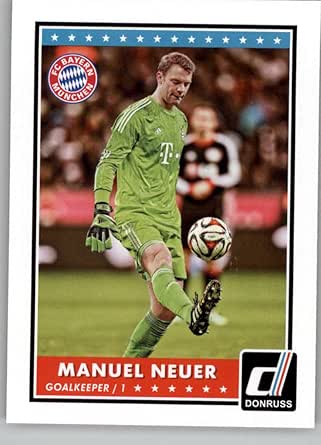 Amazon.com: 2015 Donruss Soccer #40 Manuel Neuer FC Bayern Munich ...