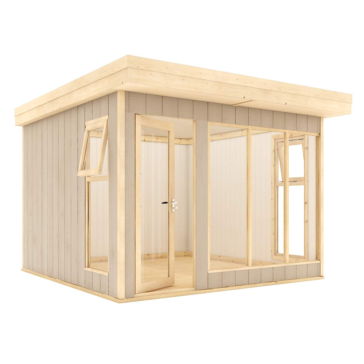 Buy Project Timber 10 x 10 Evolution Insulated Garden Office Shed with ...