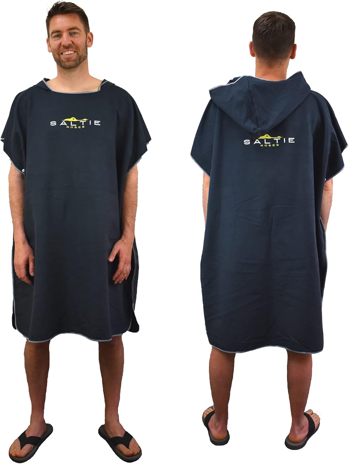 Saltie Sports Microfibre Changing Robe - Compact Beach Towel Poncho ...