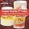 Amazon.com: Greaseproof, Retro 85oz Popcorn Buckets 12 Pack. Reusable ...