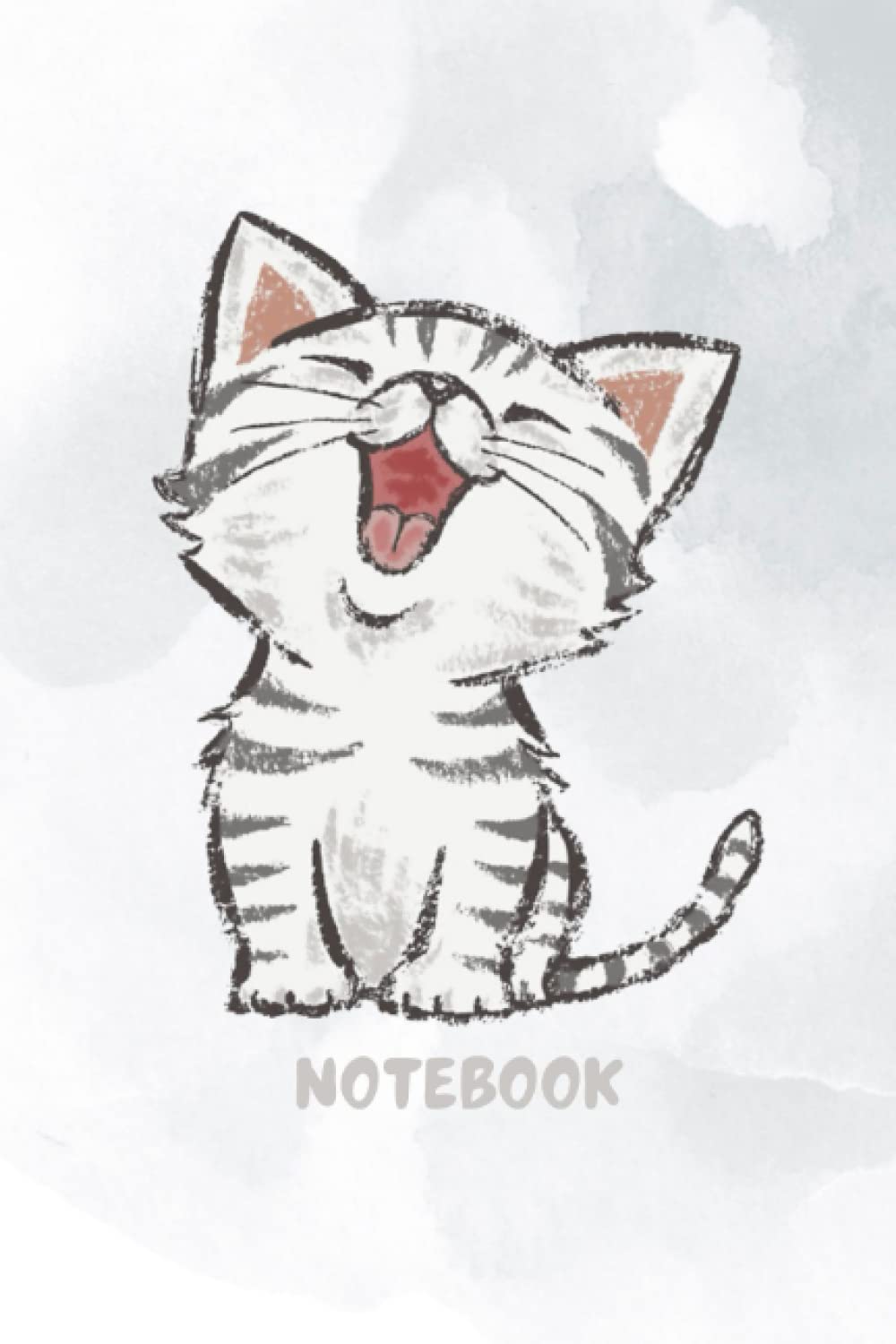 Notebook: Cute Cat (Composition Book, Journal) (6x9) inches 100 Lined ...