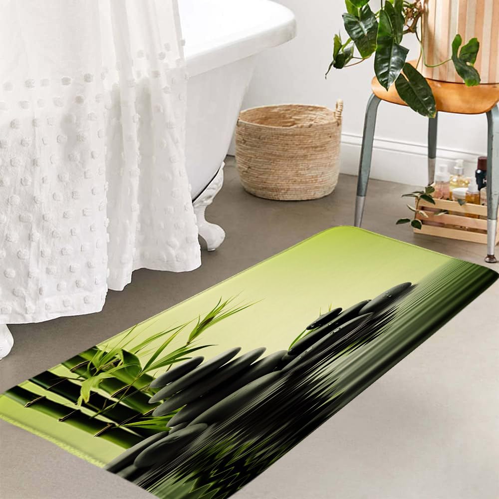 Bamboo Stone Bath Mat