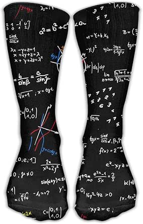 Amazon.com: Unisex Casual Crew Socks Physics Wallpaper Fashion Novelty ...