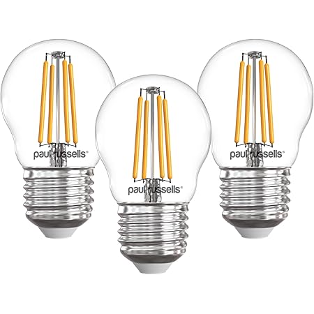 paul russells LED Filament Golf Ball Light Edison Screw E27, 40w ...