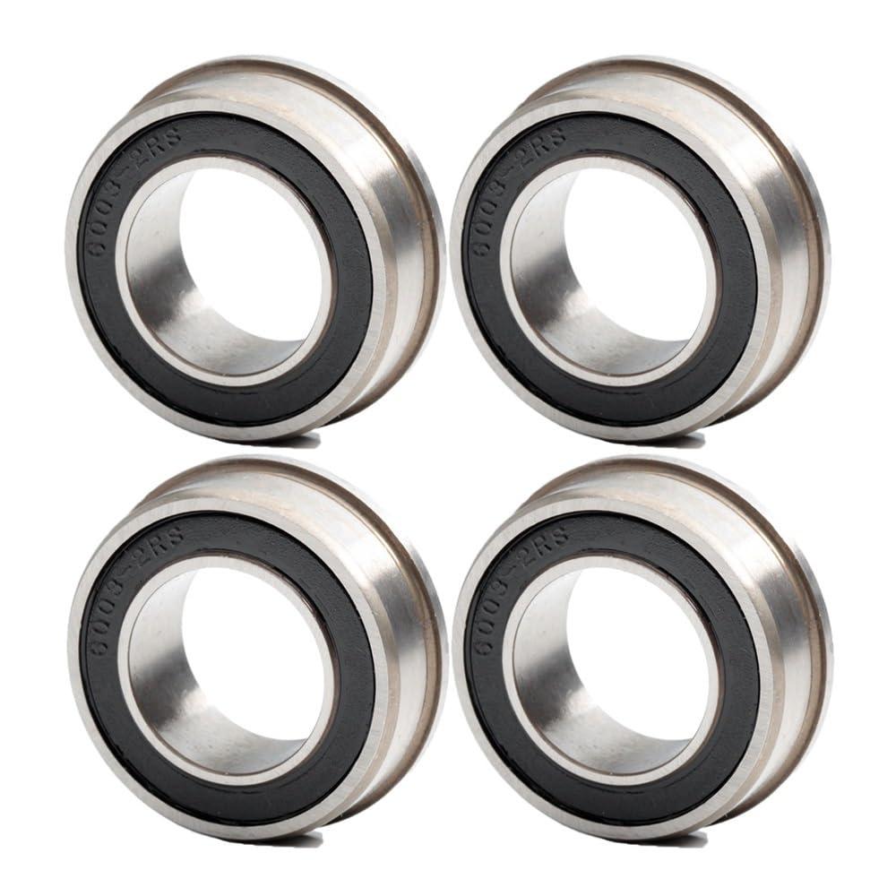Amazon.com: 4 PCS F6003 Wheelbarrow Bearing 20x35x11mm for Push Truck ...