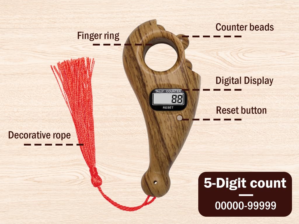 Abiyou Buddha Beads Counter,Player Digital Beads Counter,Hand Tally ...