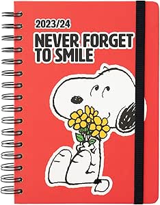 Grupo Erik Snoopy Diary 2023-2024 | Back To School 12 Months Academic ...