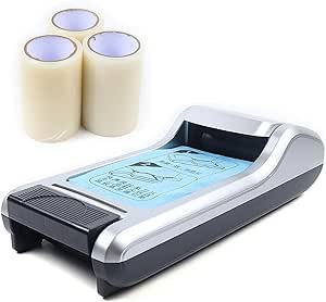 Automatic Shoe Film Dispenser with 3 Roll Shoe Film Shoe Wrapping ...