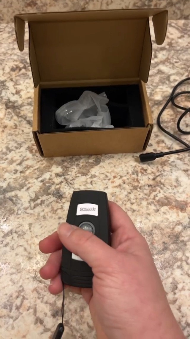 Watch Symcode 2D barcode scanner - review on Amazon Live
