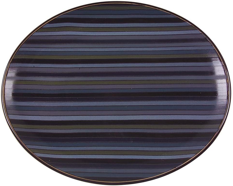 Denby Jet Stripes Oval Platter : Amazon.co.uk: Home & Kitchen