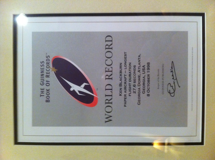 The World Record Paper Airplane Book: Ken Blackburn, Jeff Lammers ...