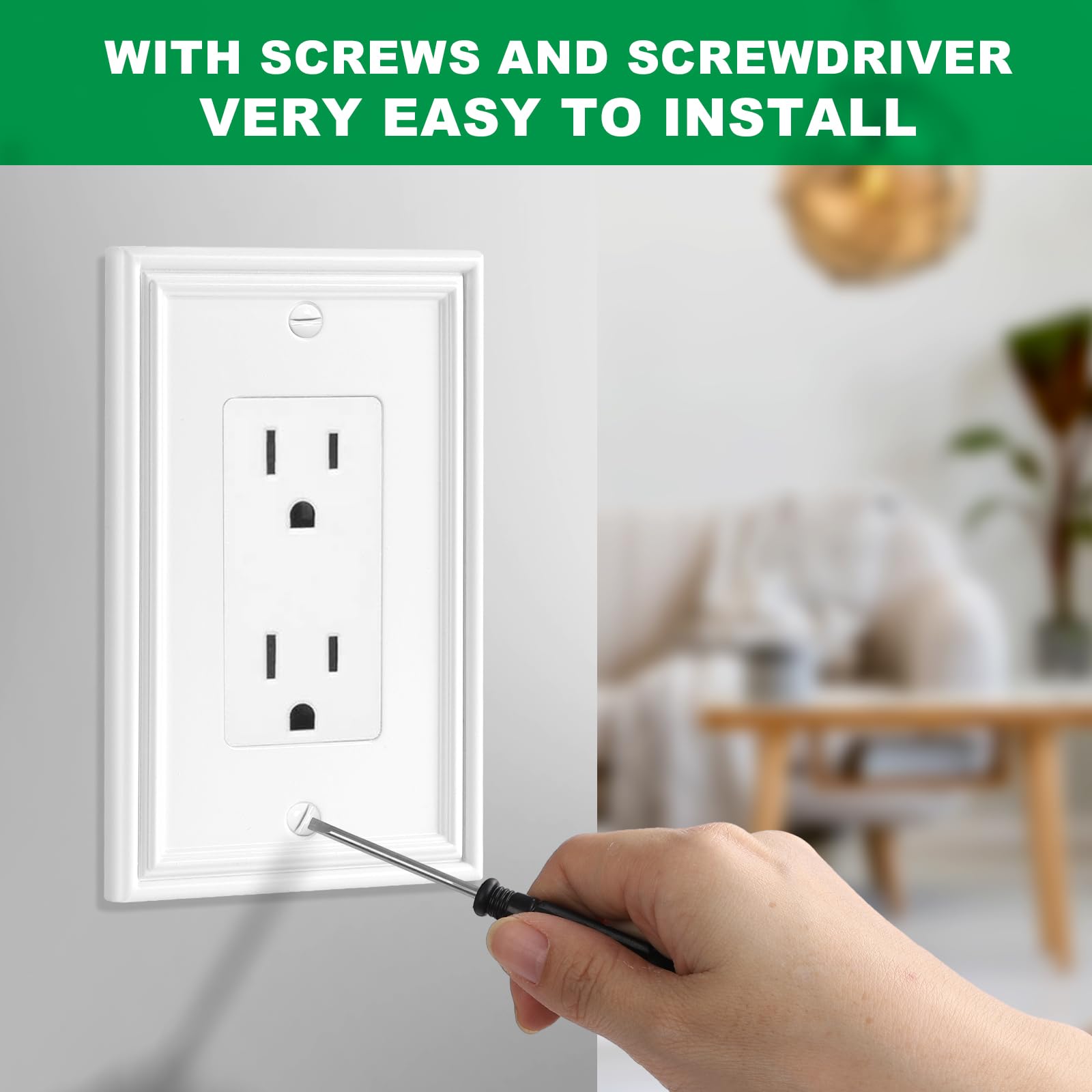 Decorative Switch Plates And S Modern Bamboo Switch Plates - 4 Pack (1 ...
