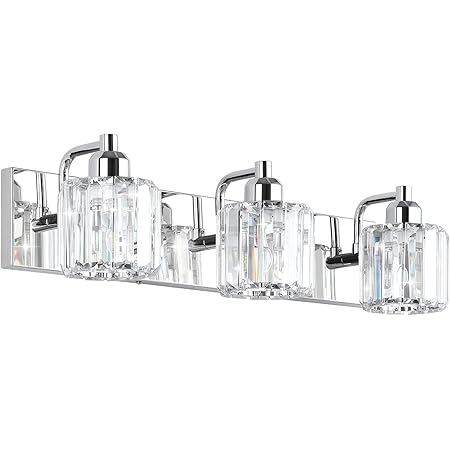 Aipsun Crystal Vanity Light Fixtures Modern Vanity Light for Bathroom ...