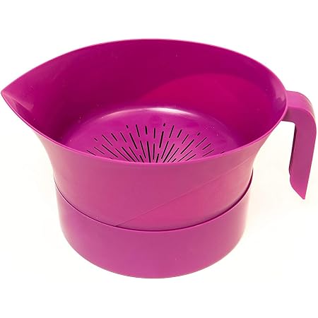 Amazon.com: Easy Greasy Plastic Strainer with Handle -3 Pc Colander Set ...