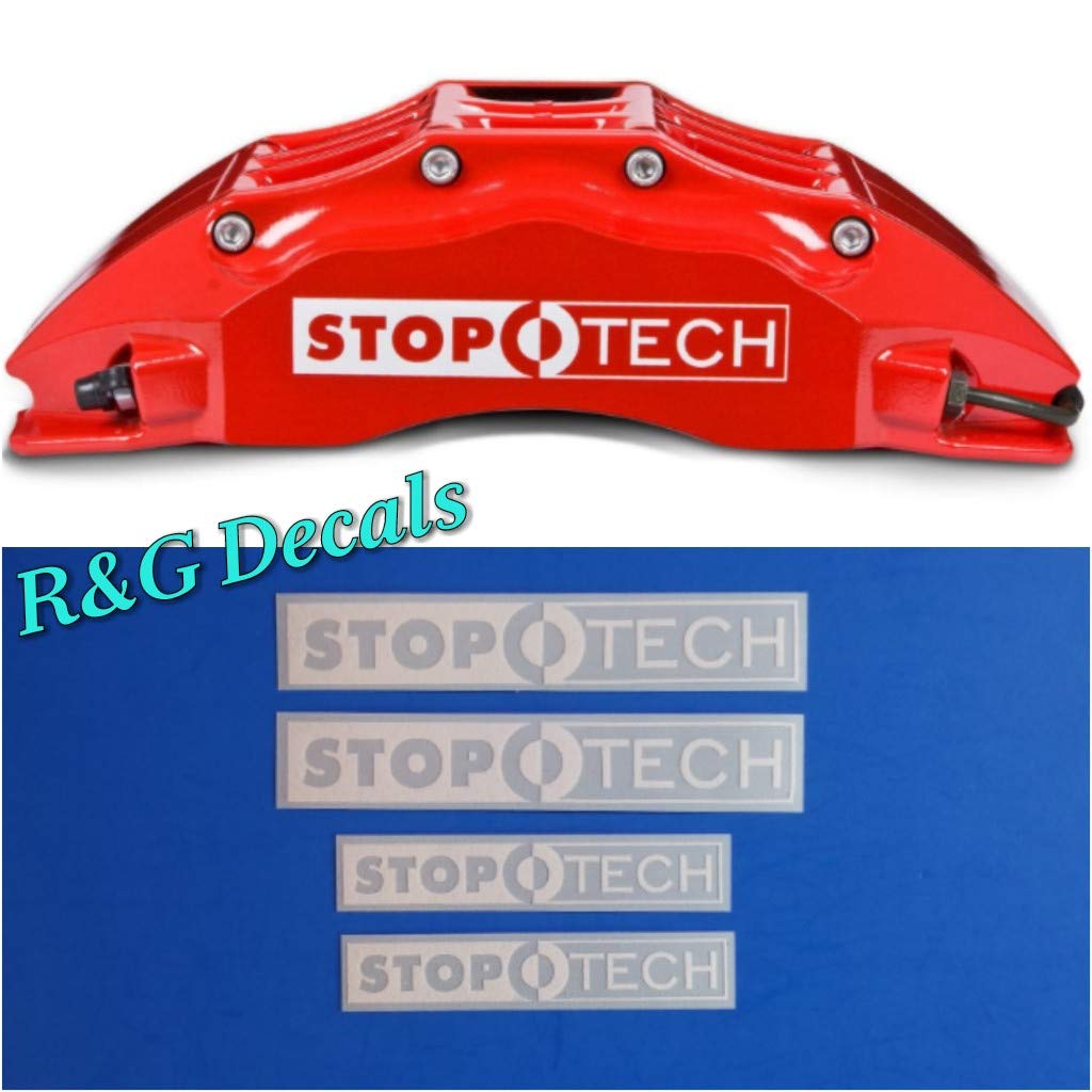 Amazon.com: R&G High Temp Stop TECH Brake Caliper Decal Sticker Set of ...