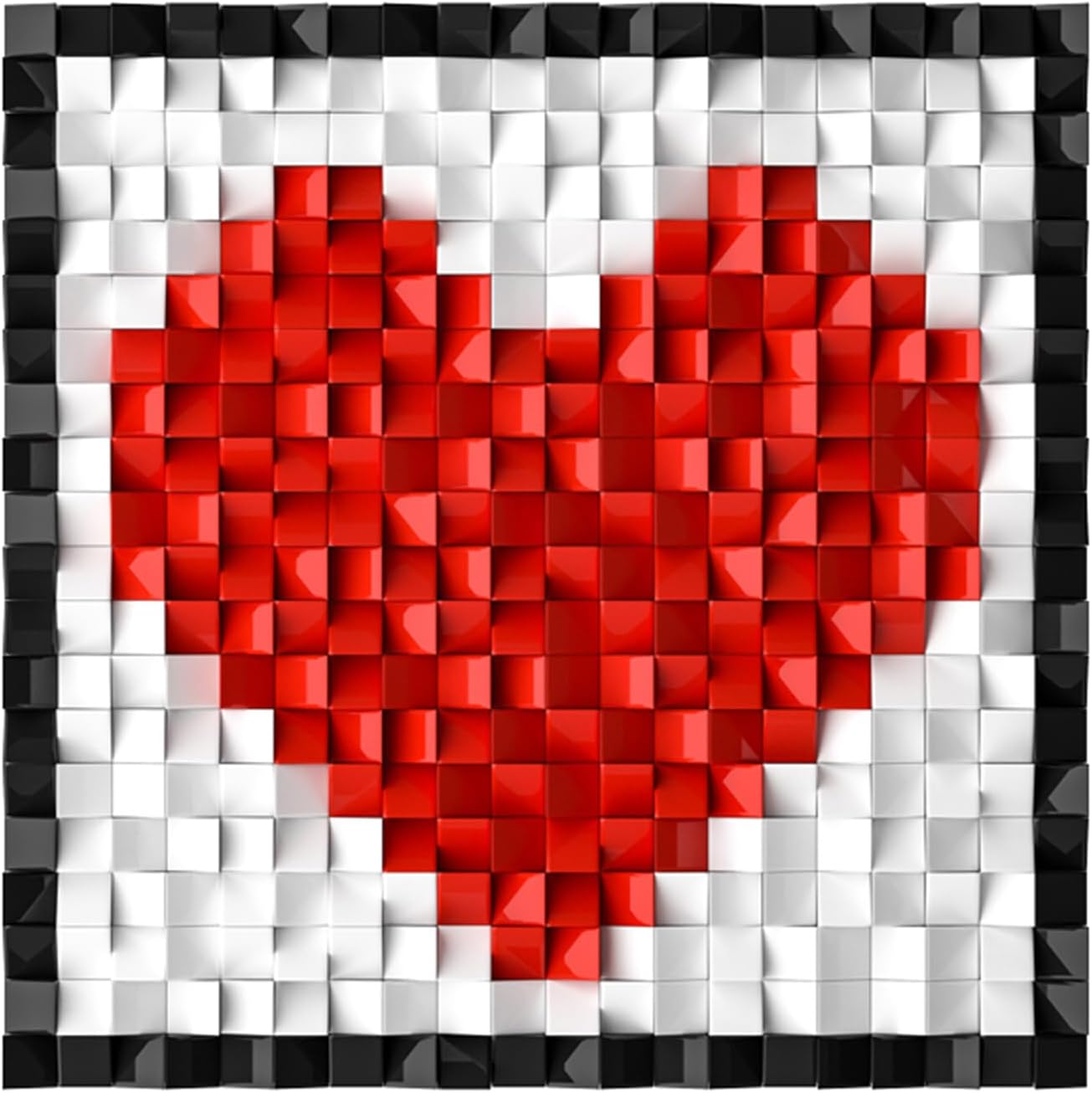 Amazon.com: Scosloo DIY Valentine's MOC Creative Mini Love Heart ...