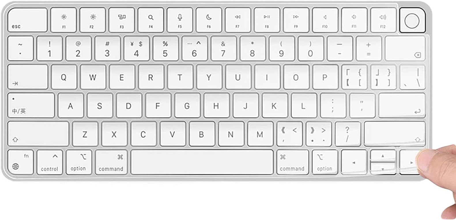 Amazon.com: UPPERCASE GhostCover Premium Keyboard Cover Protector ...