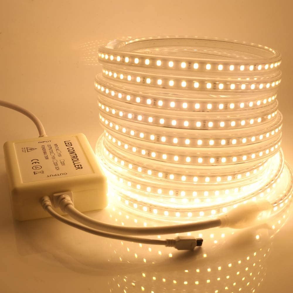 3M LED Strip 3500k,120 LEDs/m IP67 Waterproof Flexible Light Strip,2835 ...