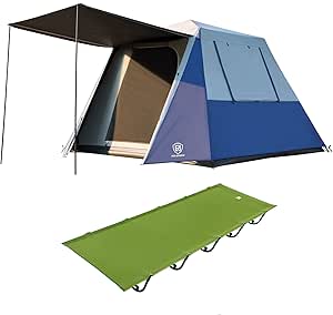 Amazon.com: EVER ADVANCED 6 Person Cmping Blackout Tent with Vestibule ...